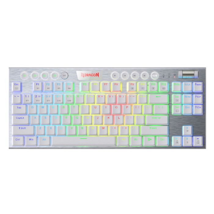 Redragon Horus RGB Super-Slim Aluminium Frame Wireless Mechanical ...